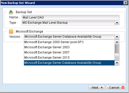 16 Brick-Level Backup / Restore Microsoft Exchange Server