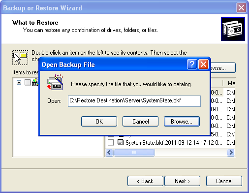 10 Backup / Restore Windows System State